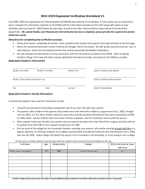 Fillable Online 2022-2023 AGGREGATE Verification Worksheet Fax Email Print - pdfFiller