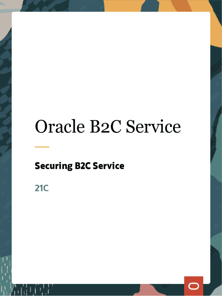 Fillable Online Oracle B2C Service 21C What's New Fax Email Print - pdfFiller