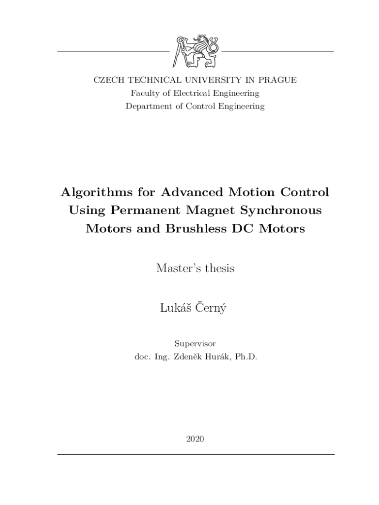 Fillable Online Algorithms for Advanced Motion Control Using Permanent ...