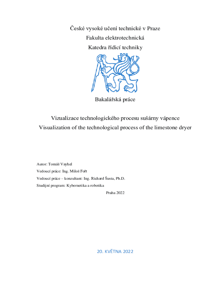 Fillable Online esk vysok uen technick v Praze - wiki Fax Email Print - pdfFiller