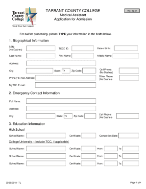 Fillable Online tcc-medical-assistant-program-application-form.pdf Fax ...