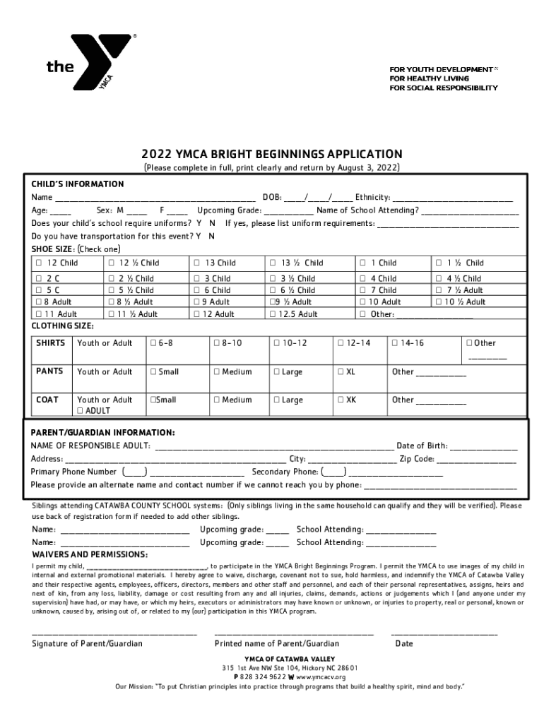 Fillable Online 2021 BB Student Application (2) Fax Email Print - pdfFiller
