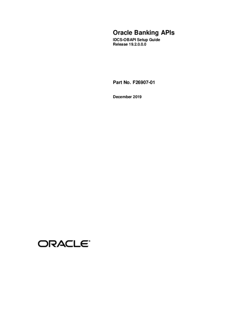 Fillable Online User Manual Oracle Banking APIs System Configuration ... Fillable Online User Manual Oracle Banking APIs System Configuration ...