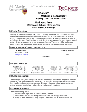 Business Administration Co-op, M.B.A. - McMaster University Doc ...