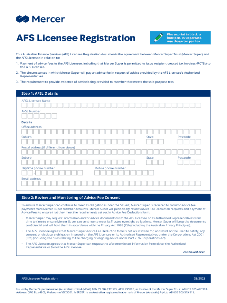 Fillable Online Choice form - Join your employer plan in Mercer Super ...