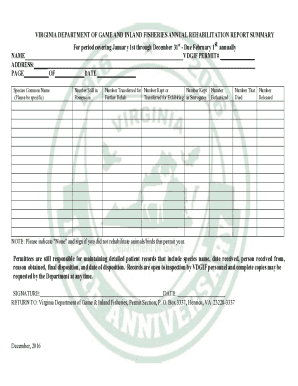 Fillable Online Wildlife Rehabilitation Permit Report Form - cloudfront ...