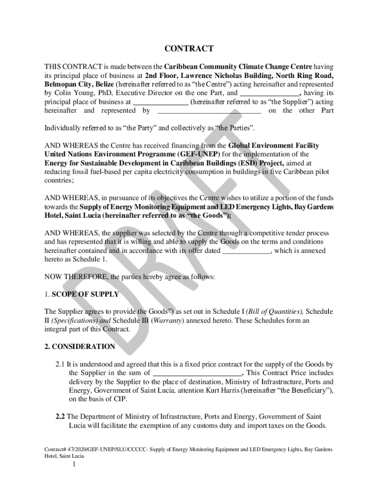 Fillable Online SAMPLE CONTRACT FOR Fax Email Print - pdfFiller