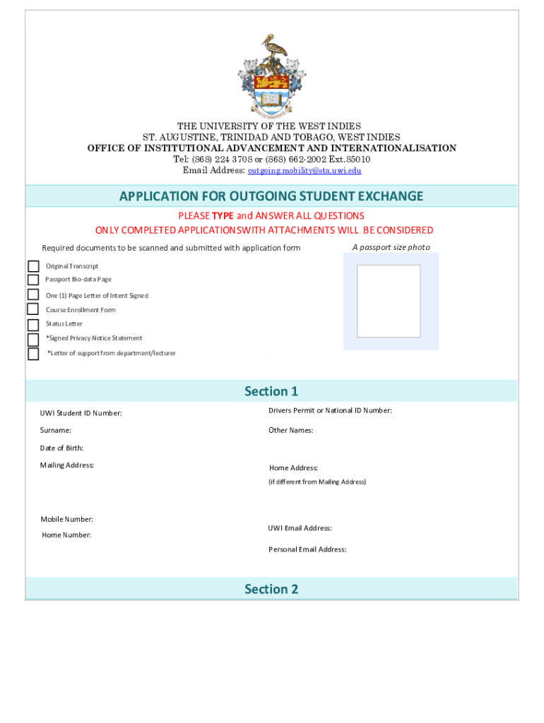 Fillable Online sta uwi University of the West Indies - Disaster Risk ...