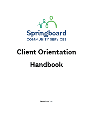 Fillable Online Client Orientation Handbook - Carroll Fax Email Print ...
