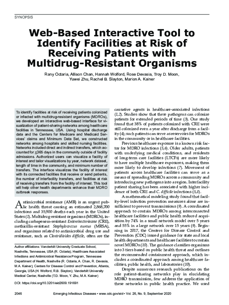 Fillable Online Nc Cdc Web Based Interactive Tool To Identify