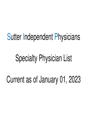 Fillable Online Referral FormsSutter Independent Physicians Fax Email ...