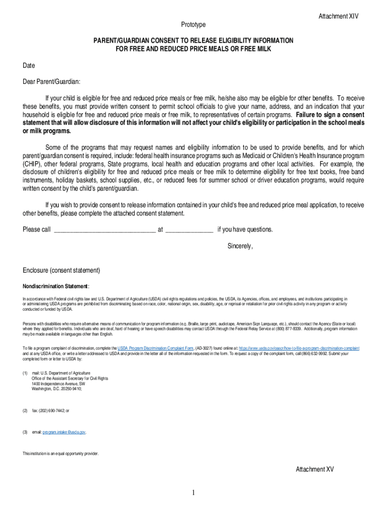 Fillable Online PARENT/GUARDIAN CONSENT TO RELEASE ELIGIBILITY ...