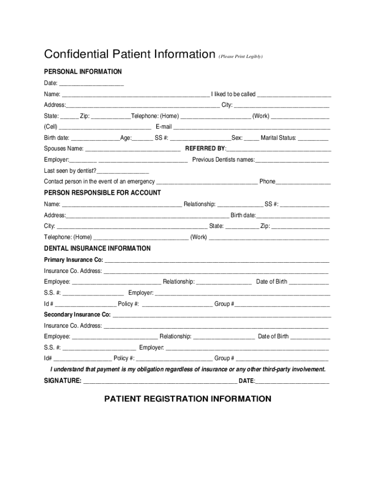 Fillable Online Patient Forms Packet Updated 022023.pdf Fax Email Print ...