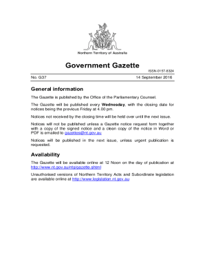 Fillable Online with a copy of the signed notice and a clean copy of ...