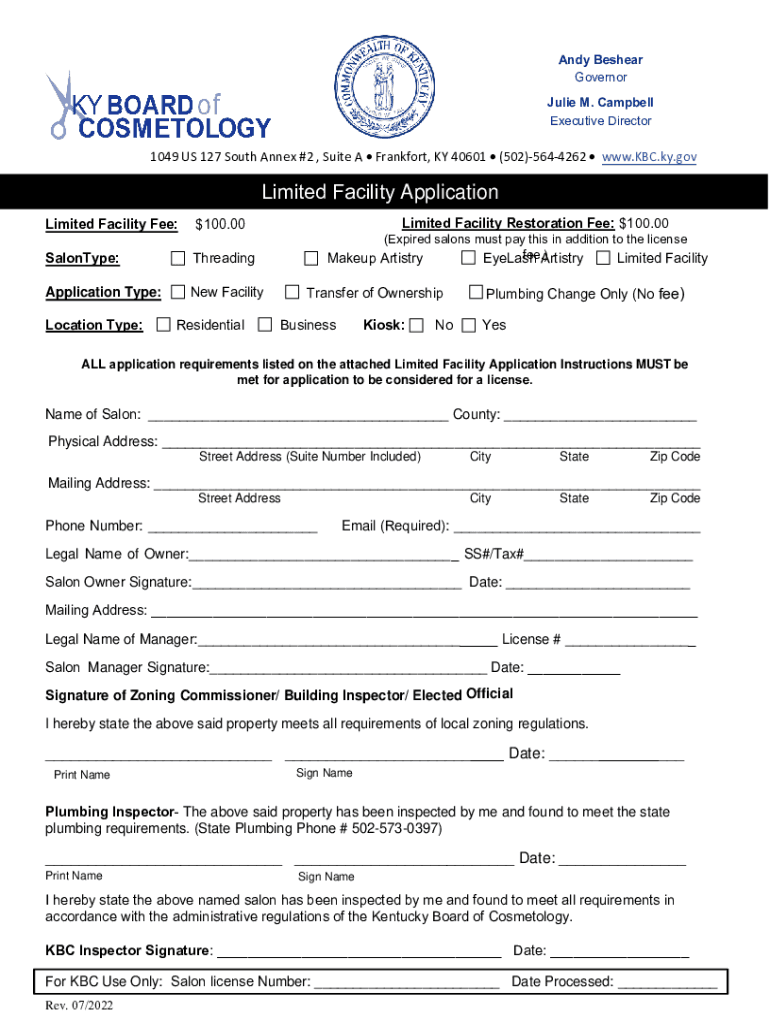 Fillable Online STATEMENT OF EMERGENCY 201 KAR 12:230E. This ... Fax ...