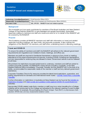 Fillable Online Guidelines for RANZCP representatives on external Fax ...