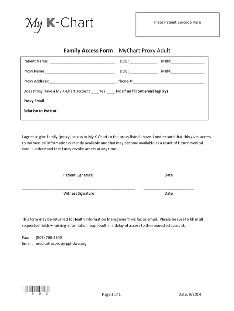 Fillable Online Place Patient Barcode Here Fax Email Print - pdfFiller