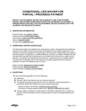 The Complete Guide to Unconditional Lien Waiver and ... Doc Template ...