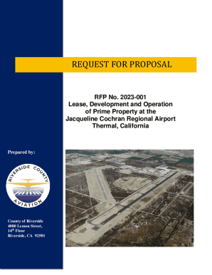 Fillable Online RFP (Request for proposal) - Aviation Fax Email Print - pdfFiller