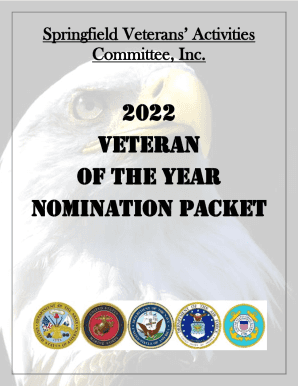 Fillable Online Springfield's Department of Veterans' Services Fax ...