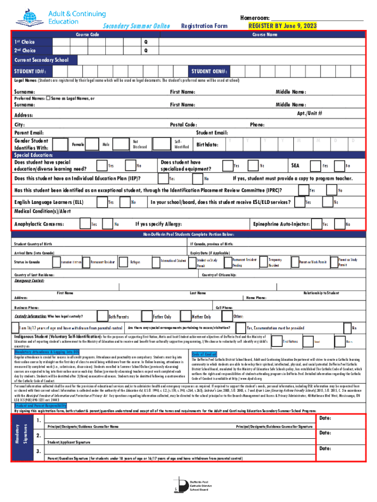 Fillable Online Forms - Harvard Summer School Fax Email Print - pdfFiller