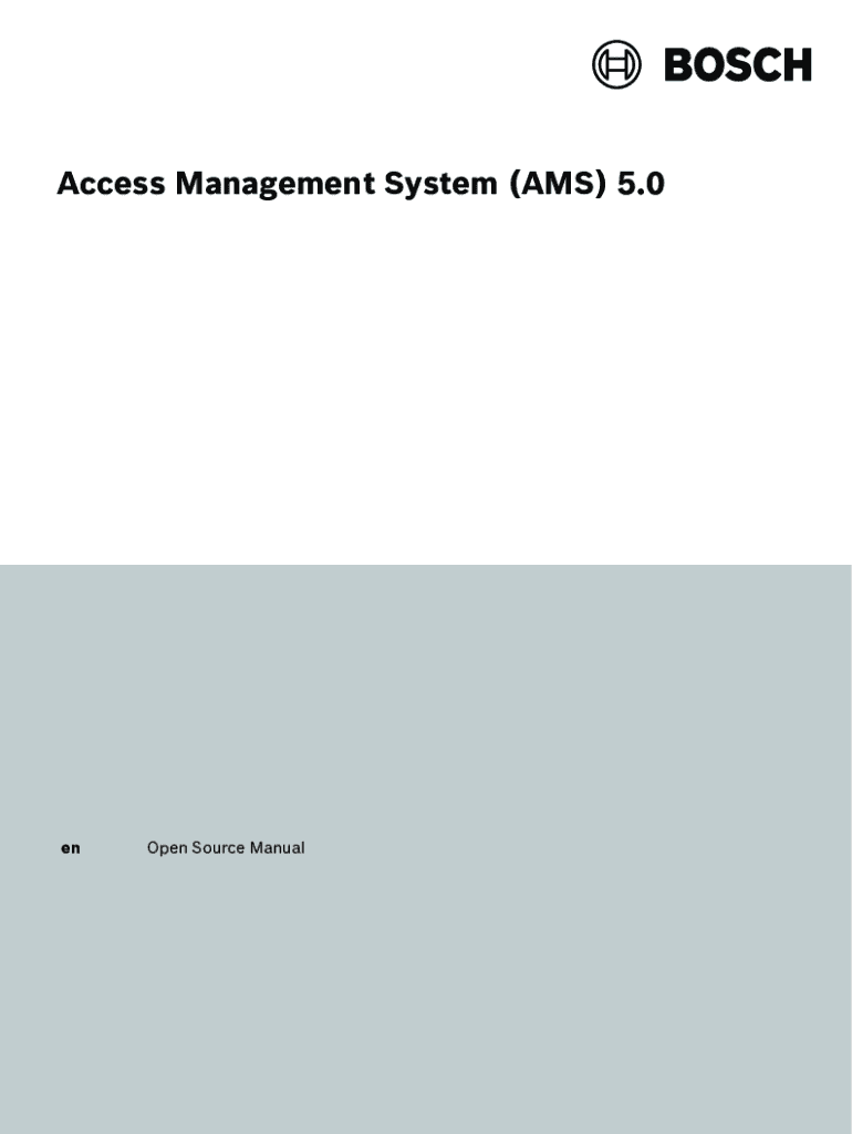Fillable Online Access Management System (AMS) 5.0 Fax Email Print ...