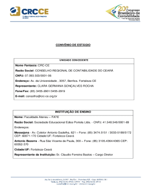 Preenchível Disponível o conselho regional de contabilidade do estado ...