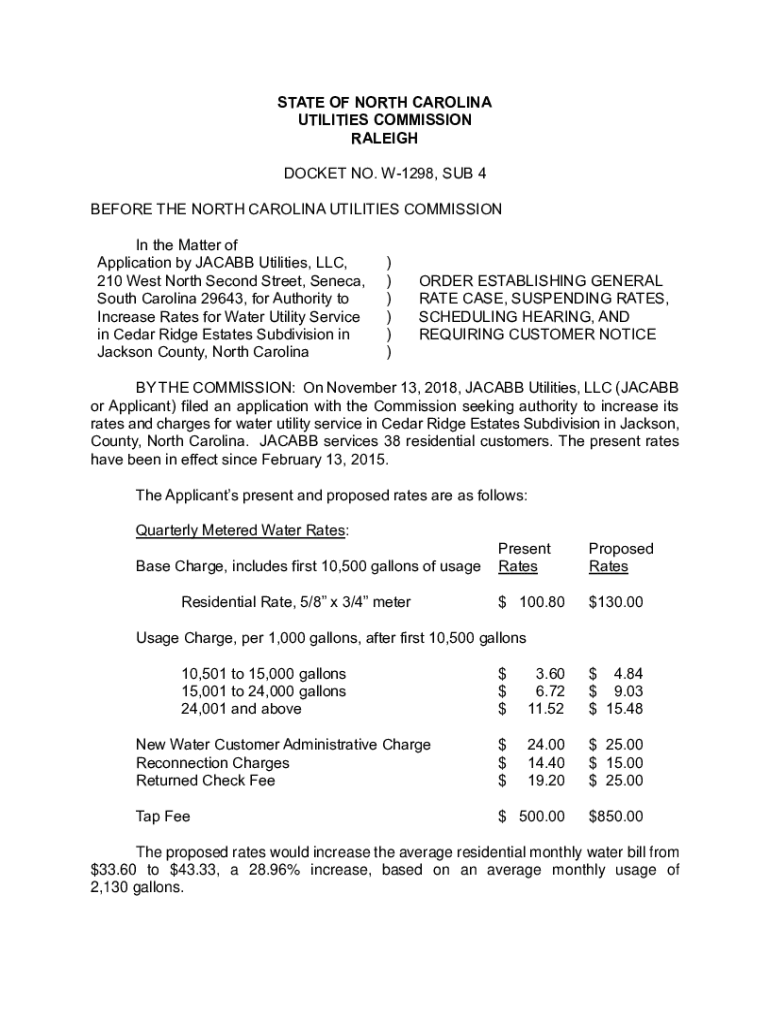 Fillable Online Application of Duke Energy Carolinas Fax Email Print - pdfFiller