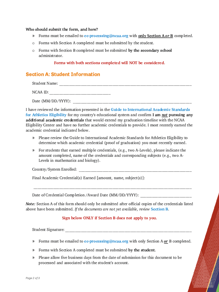 Fillable Online fs ncaa GRADUATION TIMELINE CONFIRMATION FORM Fax Email ...