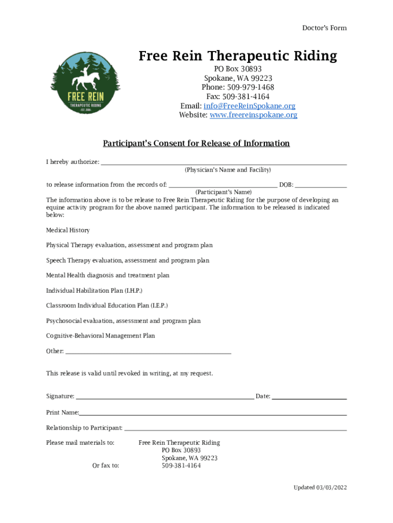 Fillable Online Doctor's Form Fax Email Print - pdfFiller