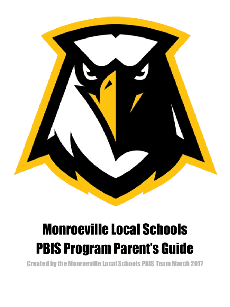 Fillable Online Monroeville Local Schools PBIS Program Parent's Guide ...