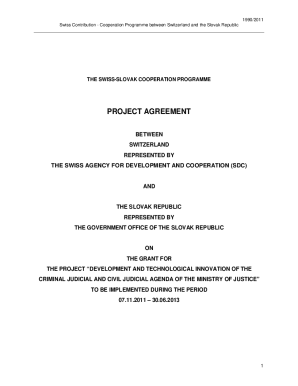 Fillable Online project agreement Fax Email Print - pdfFiller