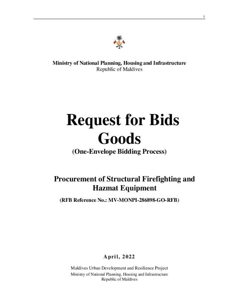 Fillable Online Procurement of Structural Firefighting and Hazmat ...