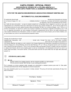 Como Se Llena Una Carta Poder - El formulario se puede rellenar en ...
