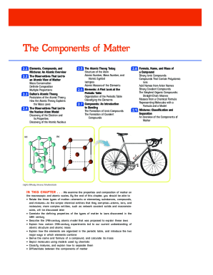 Fillable Online Chemistry: The Molecular Nature of Matter and Change ...