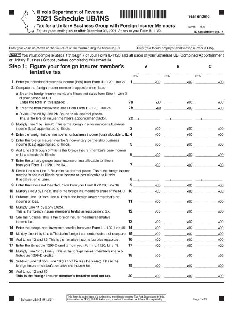 Fillable Online tax illinois Illinois Schedule P - Fill Out and Sign ...