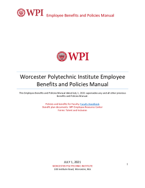 Fillable Online Importance of wpi Fax Email Print - pdfFiller