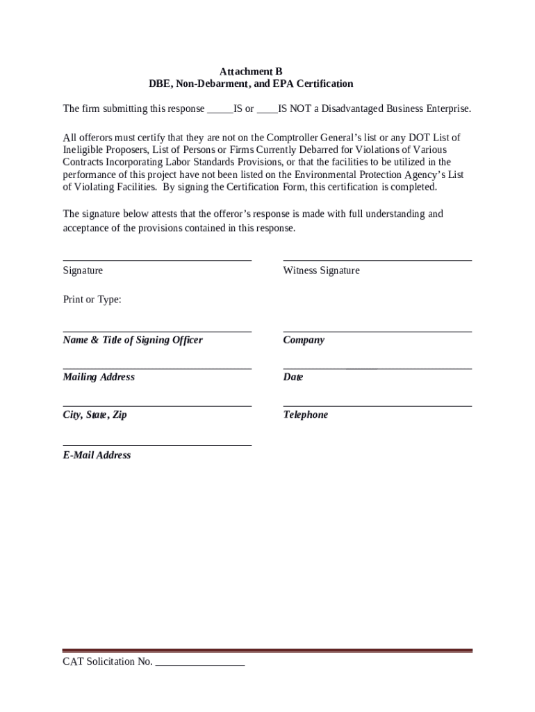 disadvantaged business enterprise (dbe) program for the ... Doc ...