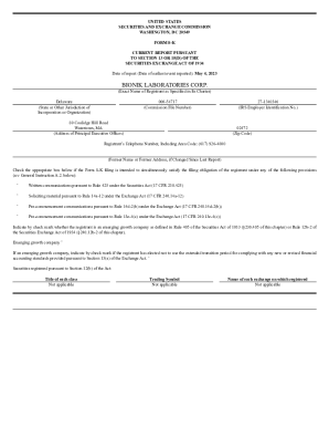 Fillable Online BIONIK LABORATORIES CORP Fax Email Print - pdfFiller