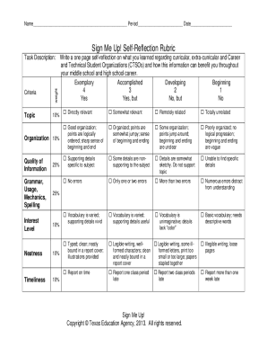 Fillable Online Creating and Using Rubrics to Support Student Learning ...