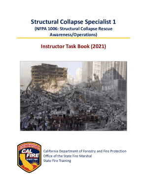 Fillable Online osfm fire ca A Plan for Structural Collapse Rescue ...