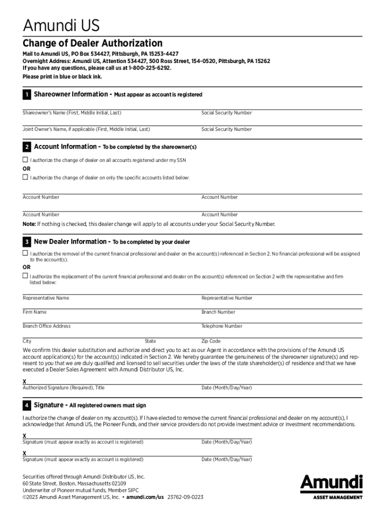Fillable Online Amundi US - Name Change Request Form Fax Email Print - pdfFiller