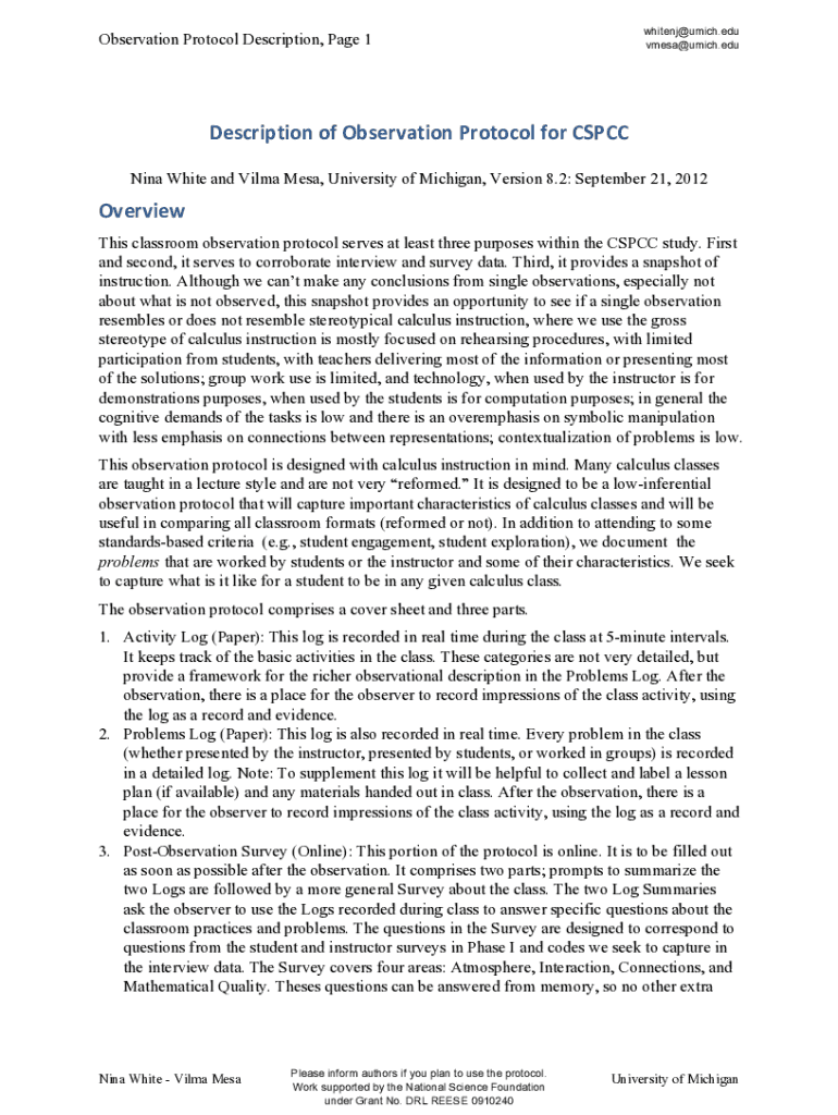 Fillable Online Vilma M. Mesa - School of Education - University of Michigan Fax Email Print ...