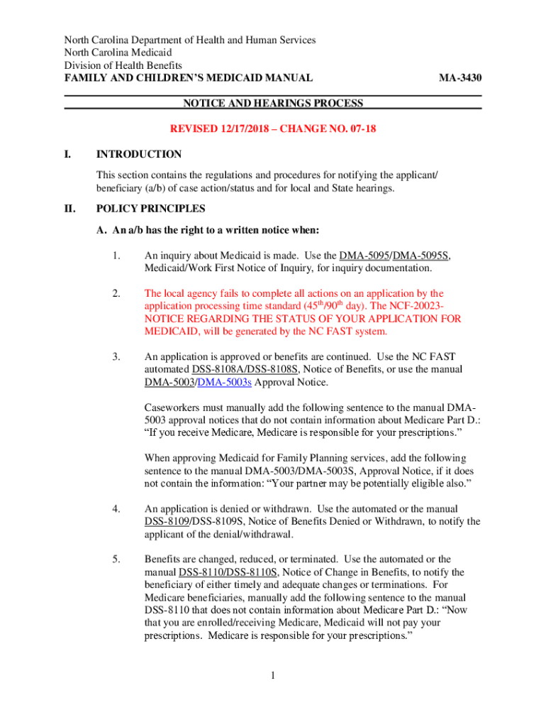 Fillable Online Family and Children's Medicaid - Policies/Manuals Fax ...