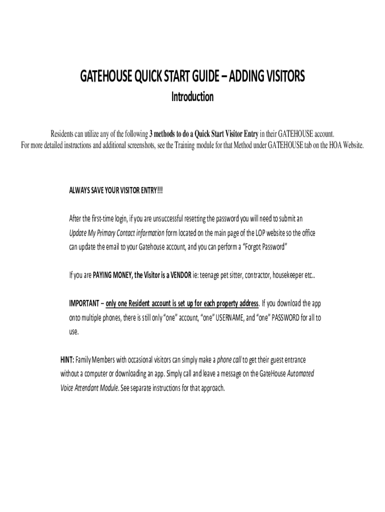 Fillable Online Gate Key Plus Mobile App Resident Manual (ver 1.2) Fax ...