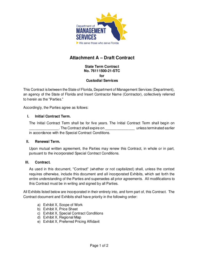 Fillable Online Management Consulting Services / State Term Contract ...