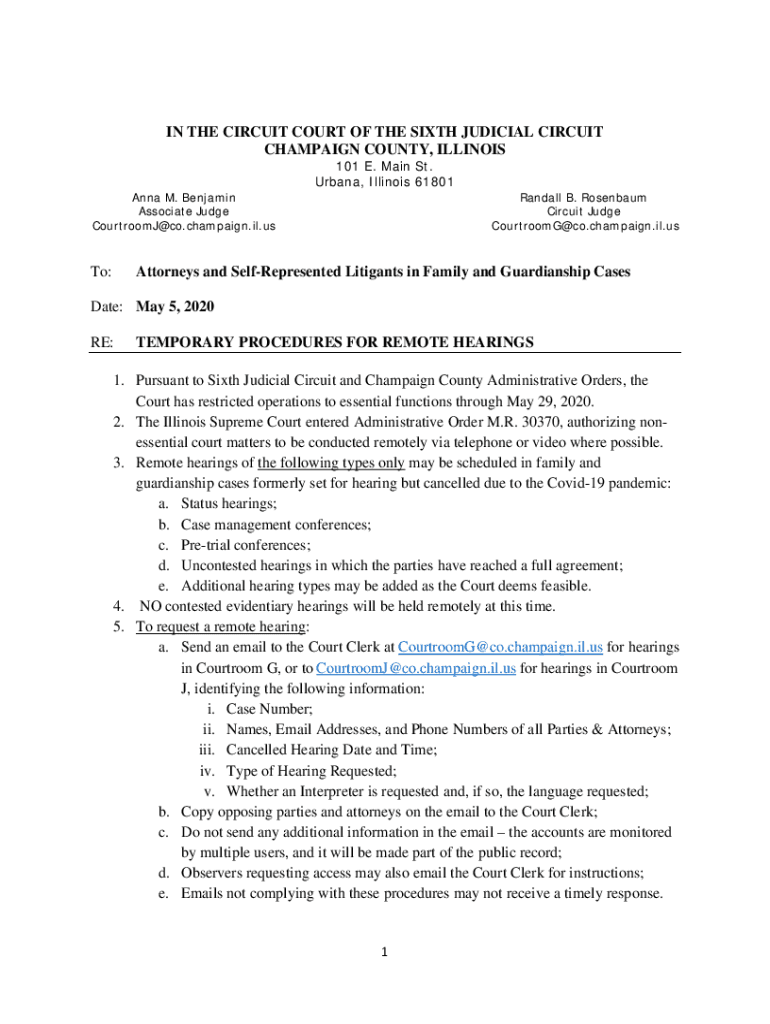 Fillable Online Anna Benjamin - Board Member - Illinois Judges ...