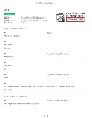 Fillable Online Division of Elections - Schedule A Petition Filing ...