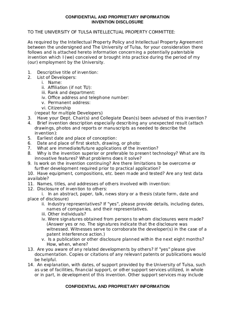 Invention-Disclosure-.docx Doc Template | pdfFiller