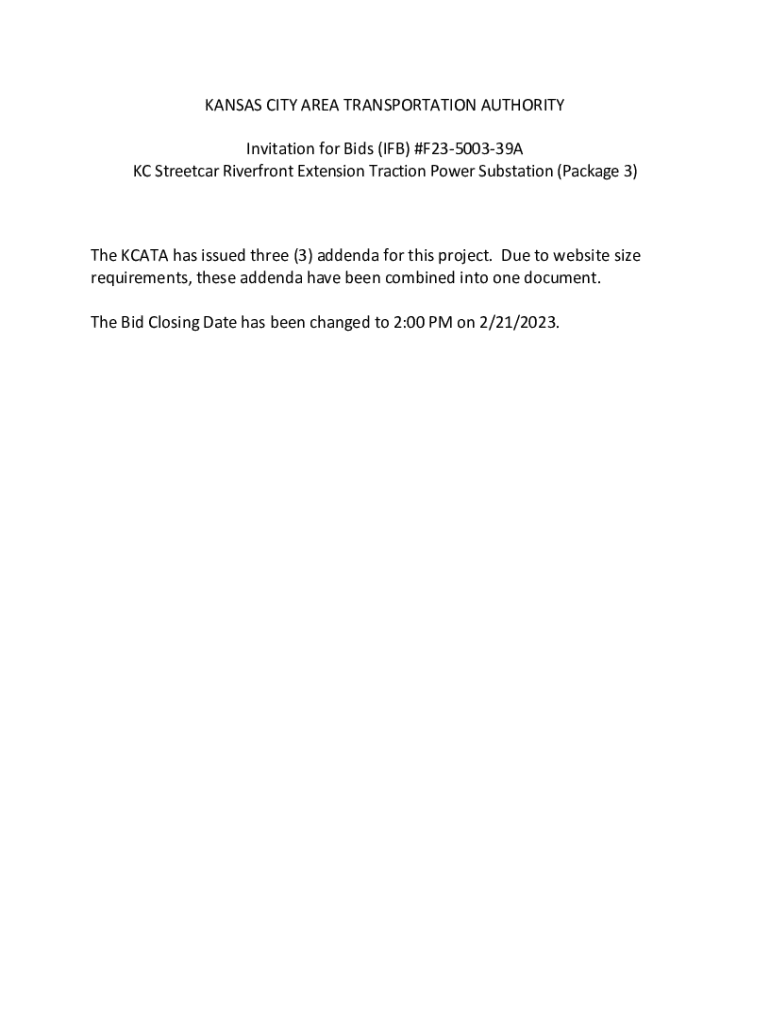 Fillable Online Pkg 4 - 112 Tram Expansion Joints BidKansas City ...